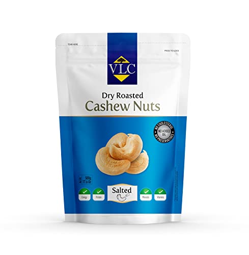 Dry Roasted Cashews W320 500gm - VLC Cashews