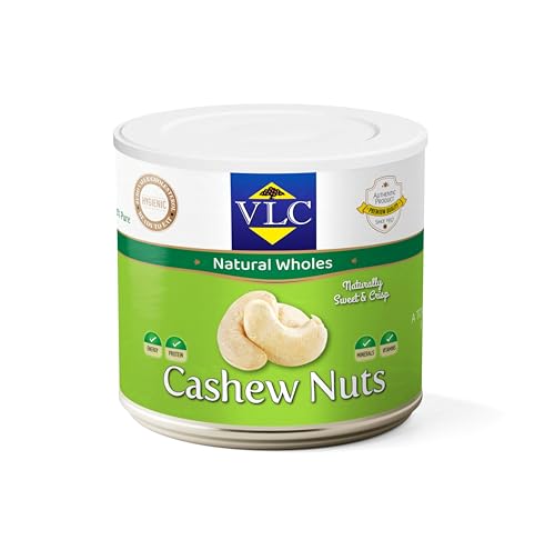 Natural Unroasted Cashews W240 1Kg Tin - VLC Cashews